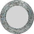 Amazon.com: Zorigs Mosaic Mirror, Wall Art Décor – 24” Round ...