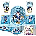 Amazon.com: Sonic The Hedgehog Party Supplies Pack Serves 16 - 9 Inch ...