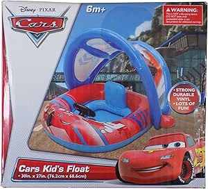 Amazon.com: Disney CARS Kid's Float Pool Water Strong Vinyl Blow up ...