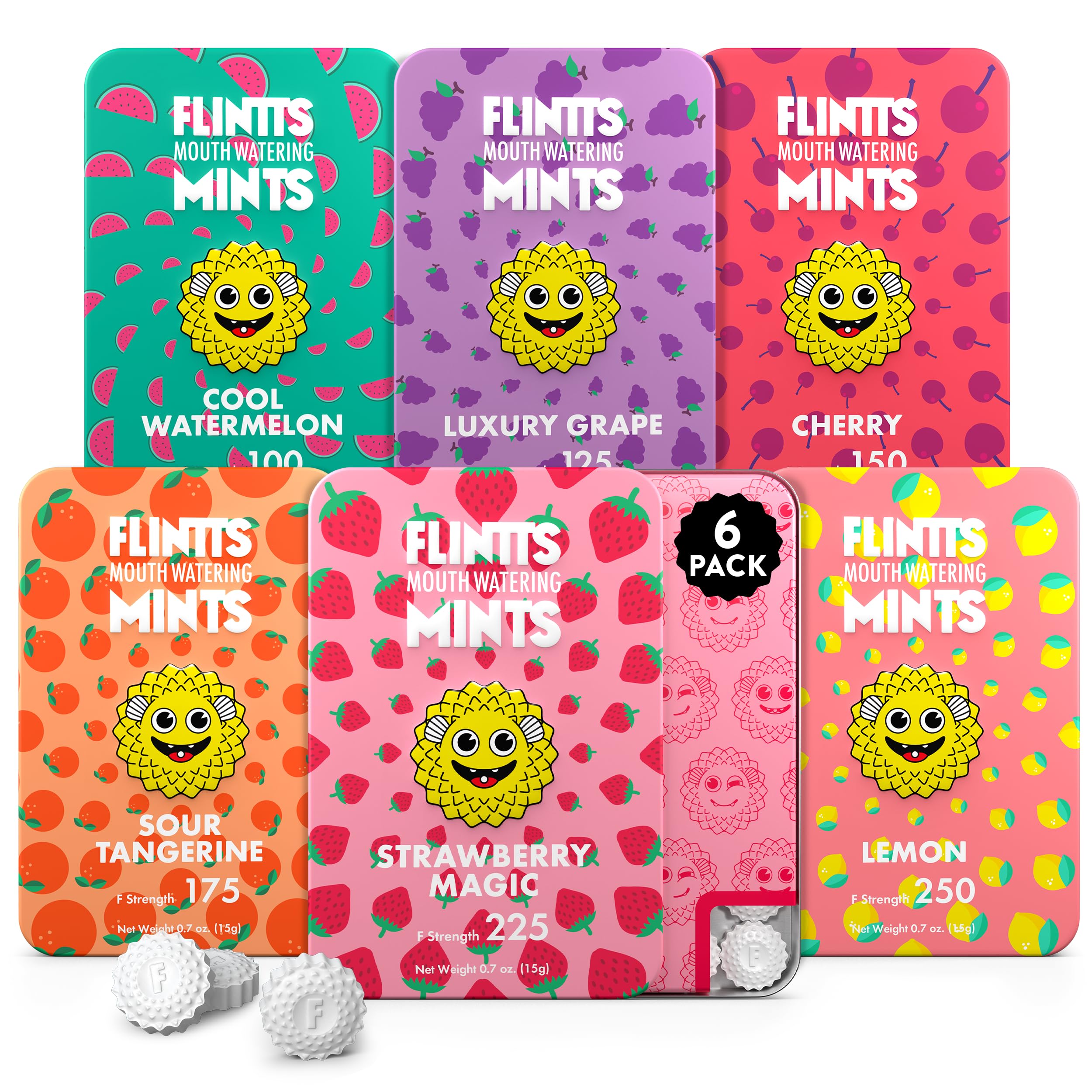 Mua Flintts Mints Fruit Troop (Cool Watermelon, Luxury Grape, Cherry ...