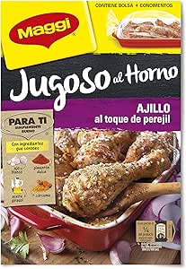 Maggi - Jugoso al Horno Pollo al Ajillo - Pack de 8 x 36 g: Amazon.es ...