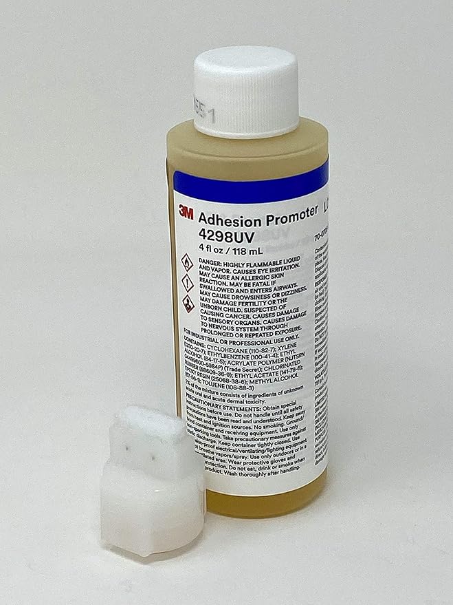3M 4298UV Adhesion Promoter - Tape Primer 4 fl oz / 118 ml Bottle with ...
