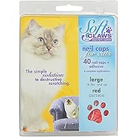 Amazon.com : Feline Soft Claws Cat Nail Caps Take-Home Kit, Large ...