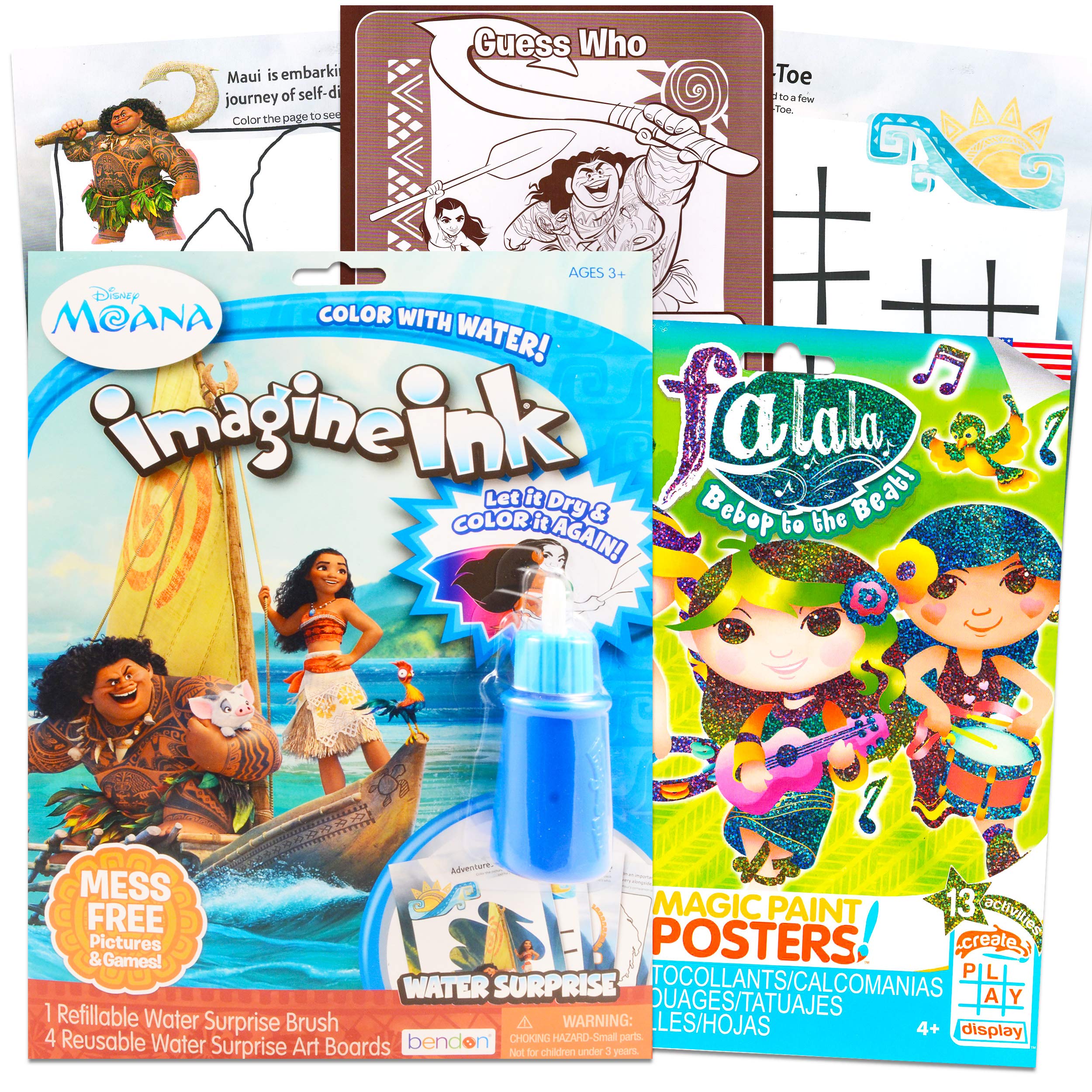 Buy Disney Moana Imagine Ink Book Set Kids Activity Bundle - Moana ...