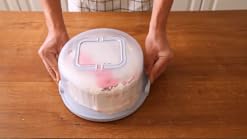 Amazon.com: Cake & Handle 3 Pack Cake Carrier with Handle - Premium 12 ...