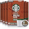 Amazon.com : Starbucks Decaf K-Cup Coffee Pods — Decaf House Blend for ...