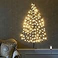 Amazon.com: Hairui Lighted Brown Wall Tree 4FT 108 Warm White LED ...