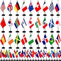 Amazon.com: TSMD 202 Countries International World Desk Flags Set Small ...