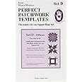 Amazon.com: Marti Michell Perfect Patchwork Template-Set A - 3" Basic Square Set 7/Pkg
