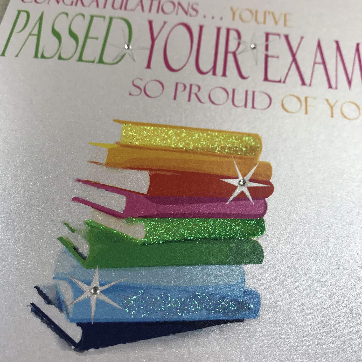 WHITE COTTON CARDS Congratulations…You’ve Passed Your Exams So Proud Of ...