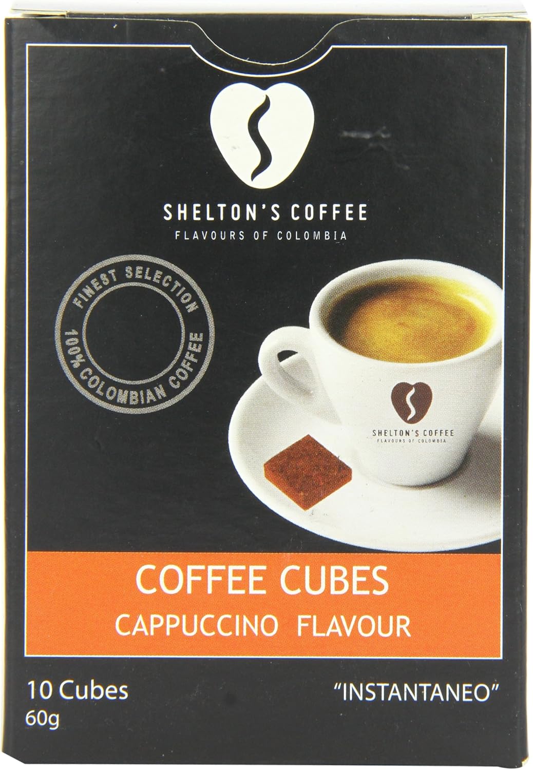 Shelton's Coffee Cubes Cappuccino Flavour (Pack of 2, Total 20 Cubes ...