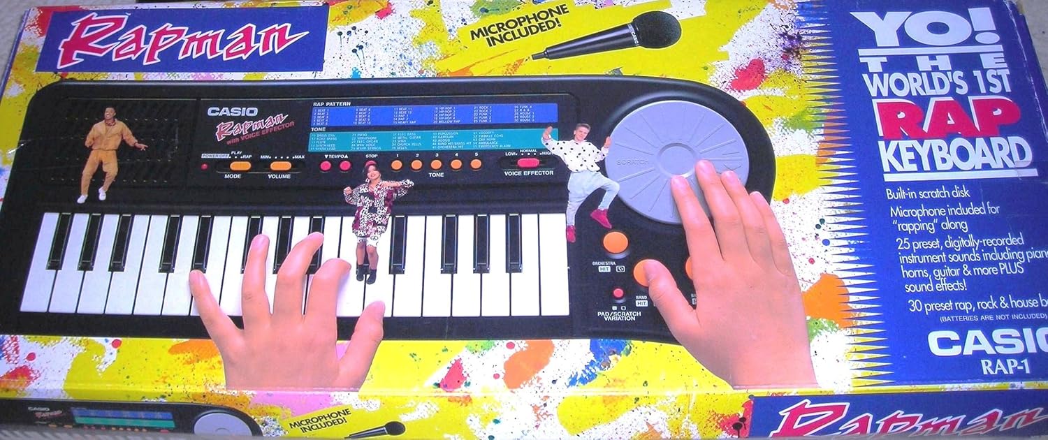 Casio RAP-1 Rapman The World's 1st Rap Keyboard: Amazon.co.uk: Musical ...