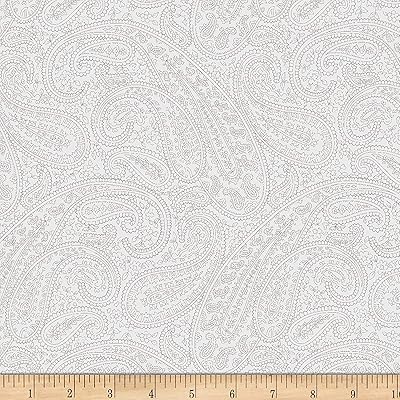 Cream Fabric with Tonal Paisley Texture by Marcus Brothers in Nepal at ...