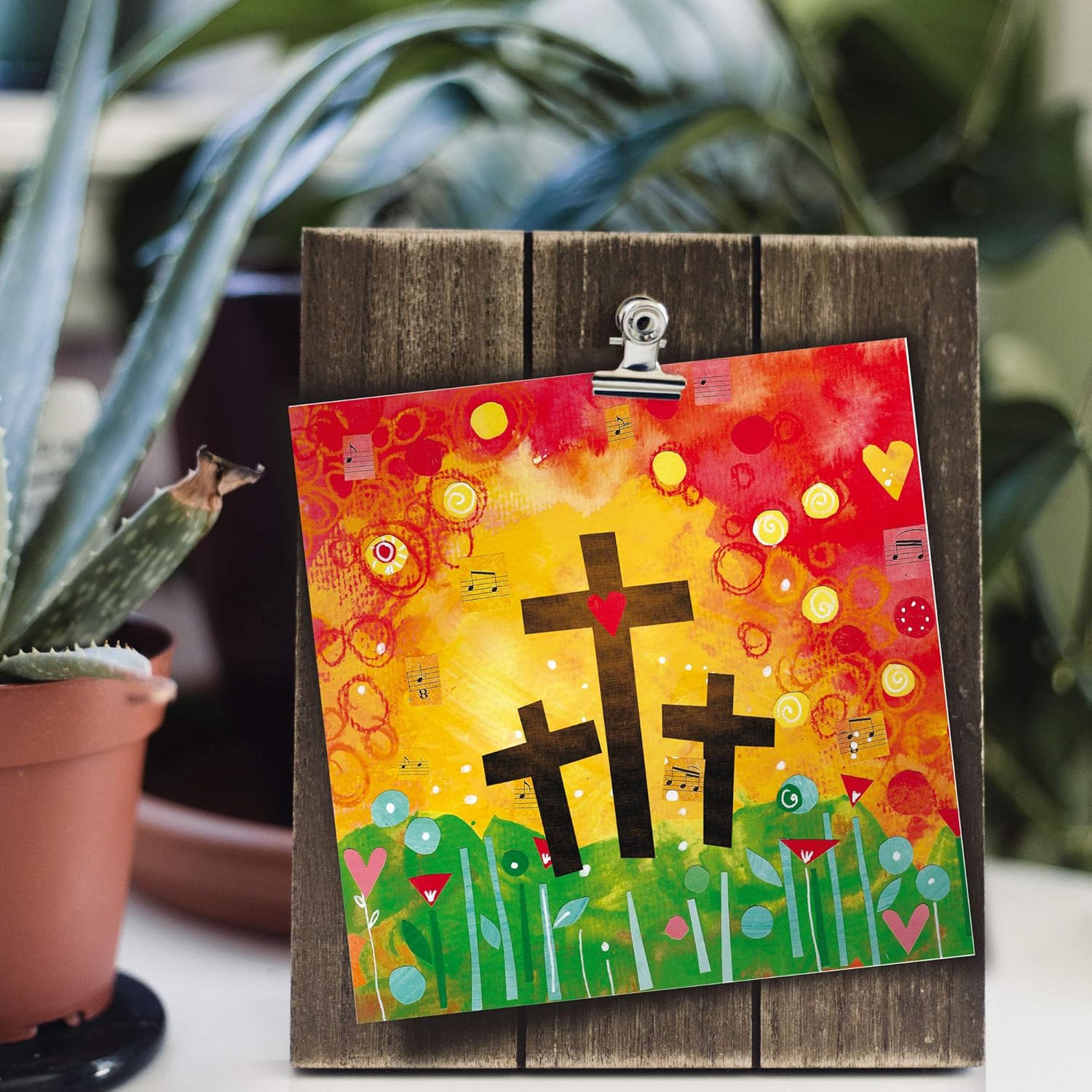 Religious Easter Cards – Three Crosses, Pack of 5, with Bible Verse ...