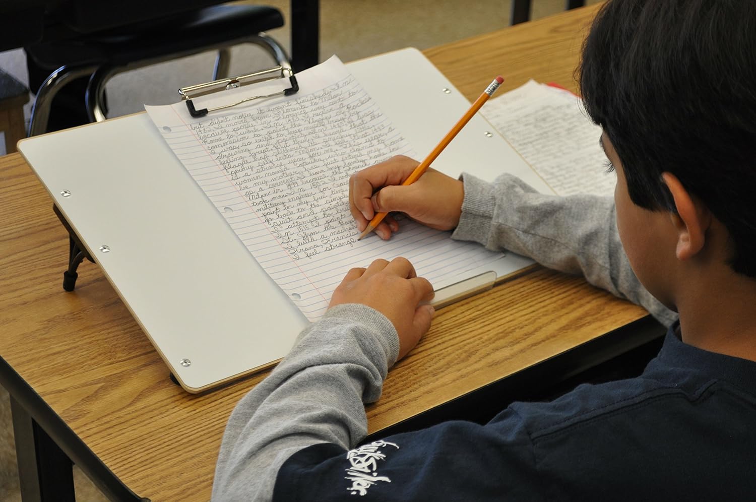 Portable Desktop Magnetic Dry Erase White Board with Clipboard for Kids ...