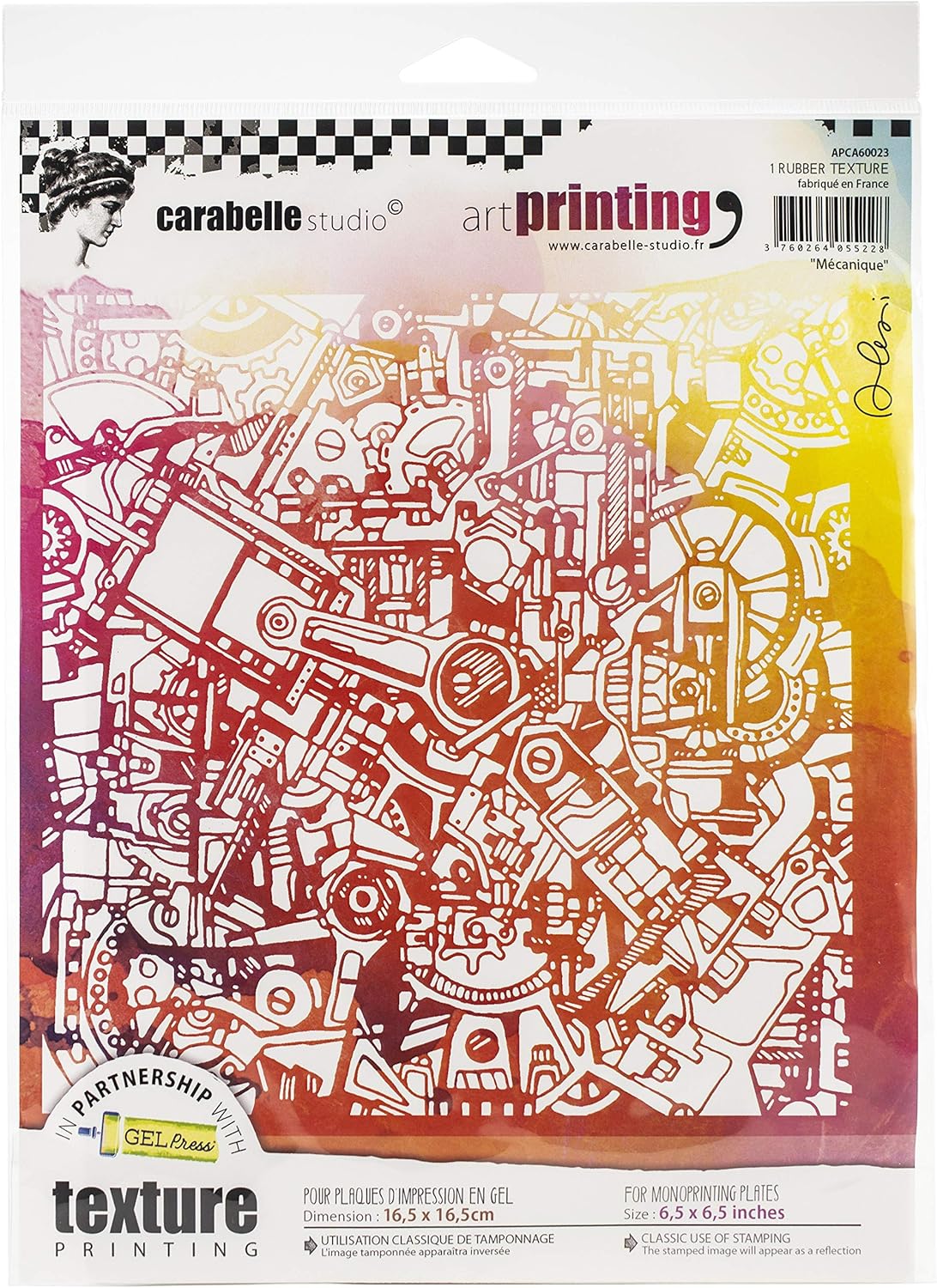 CARABELLE STUDIO Rubber Texture Plate Mechanic, One Size – BigaMart