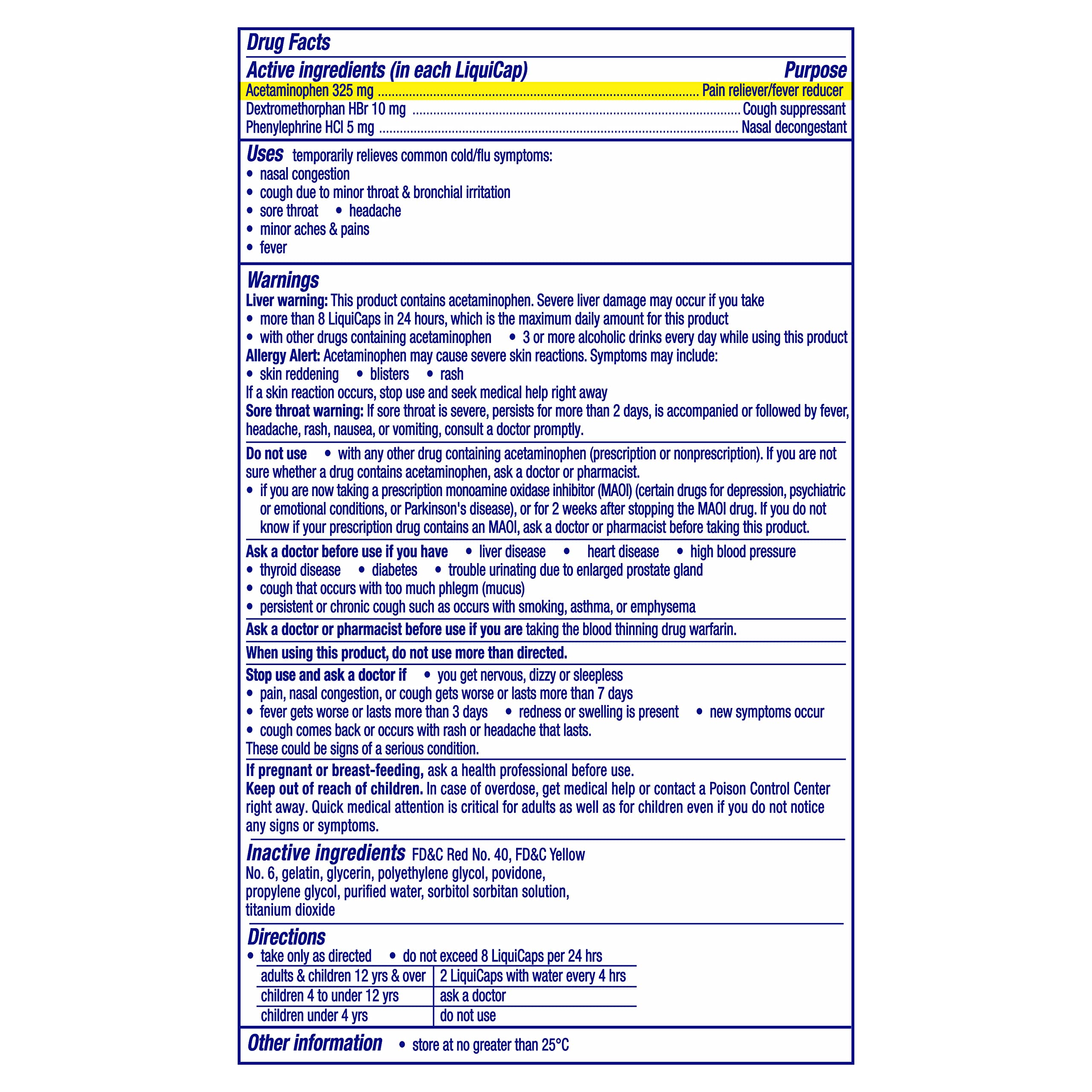Mua Vicks DayQuil Cold & Flu Medicine, Non-Drowsy Powerful Multi ...