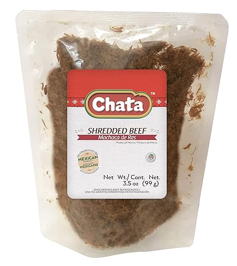 Amazon.com: Machaca de Res Chata Shredded Beef Jerky Carne Seca 3.5 oz