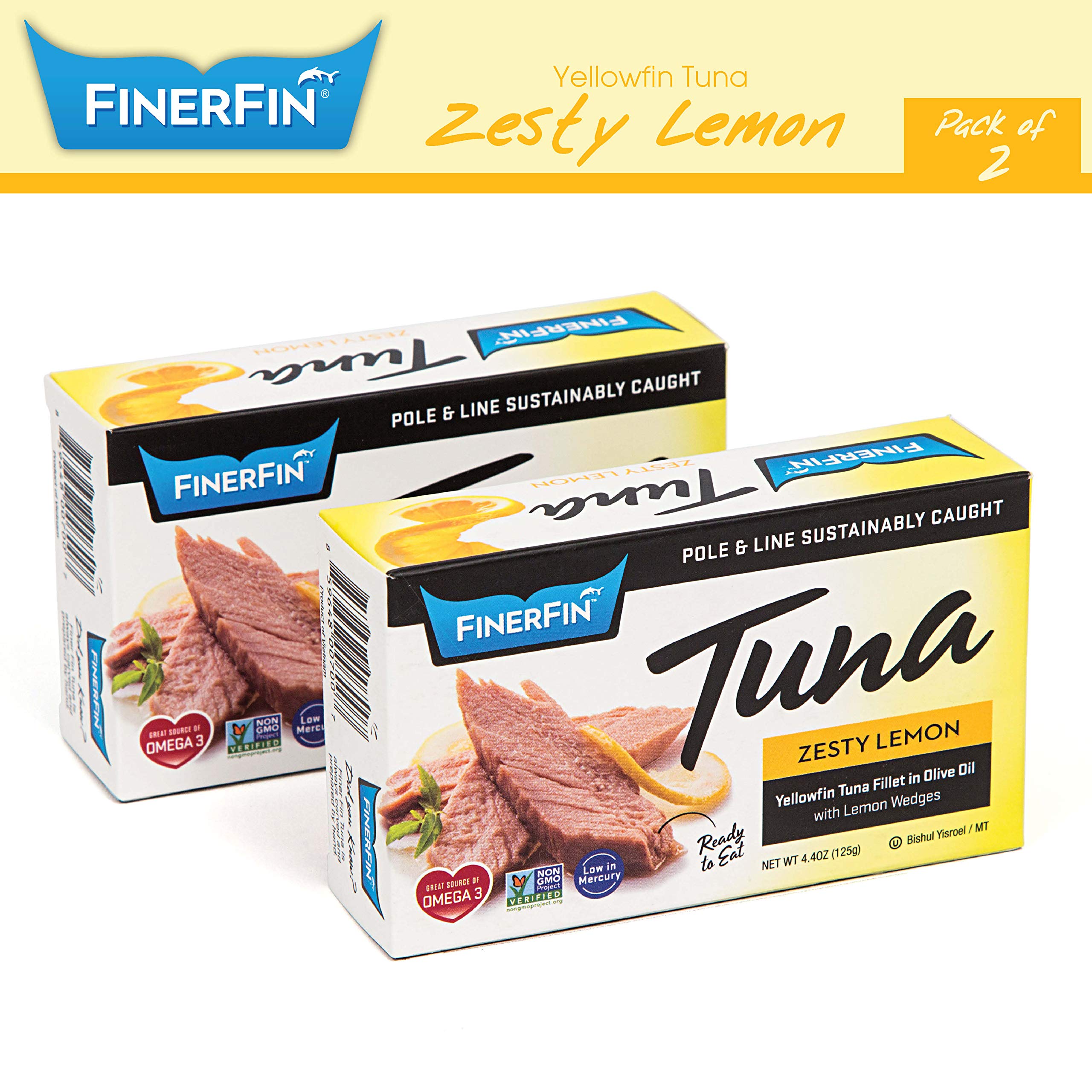 Amazon.com : FinerFin Yellowfin Tuna In Organic Olive Oil - Spicy Chili ...