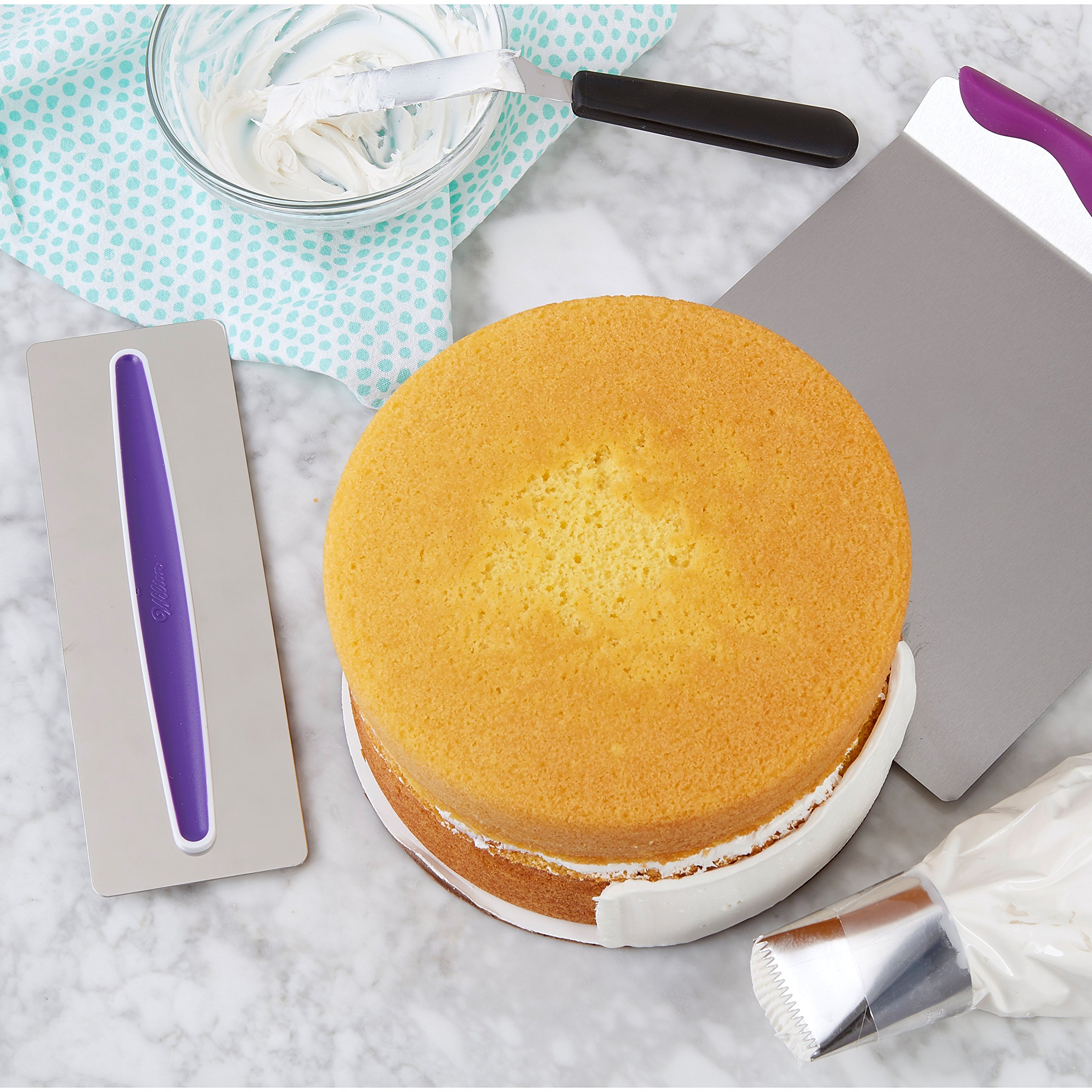 Wilton Cake Decorating Kit For Beginners Lifter Spatula Icing Tip wilton-cake-decorating-kit-for-beginners-lifter-spatula-icing-tip