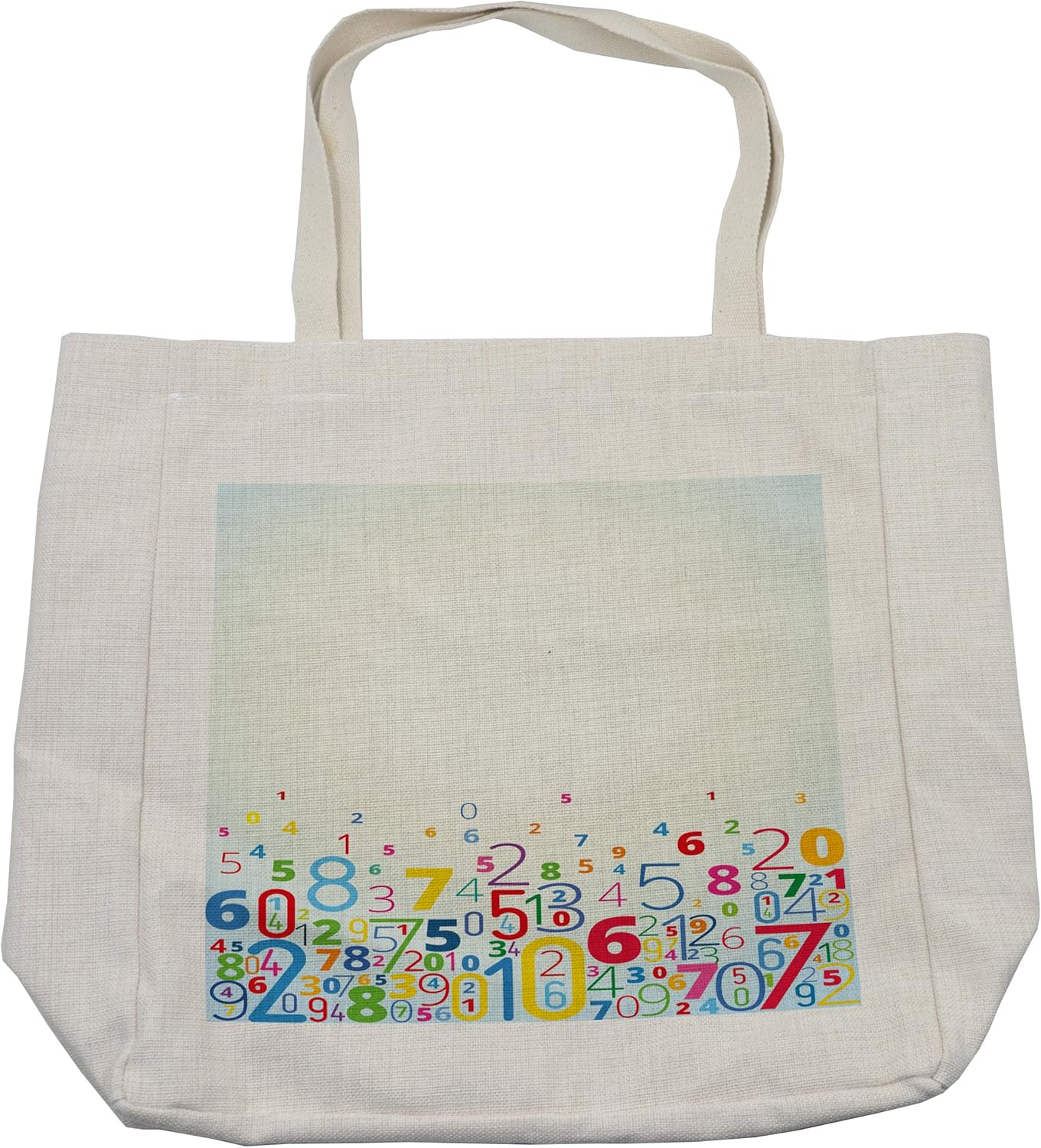Amazon.com: Lunarable Mathematics Classroom Shopping Bag, Rainbow ...