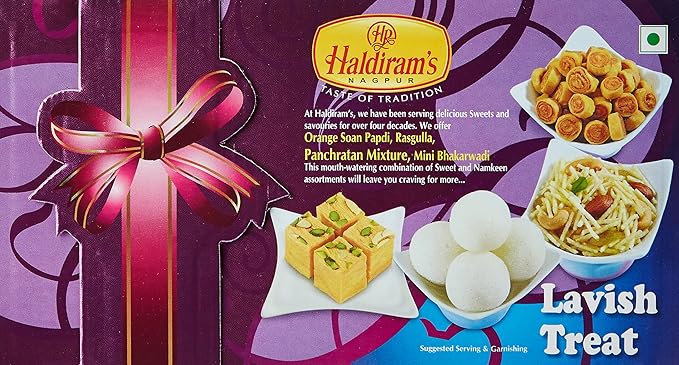 Haldiram's Nagpur Sweets Gift Box - Lavish Delight, 1100g: Amazon.in ...