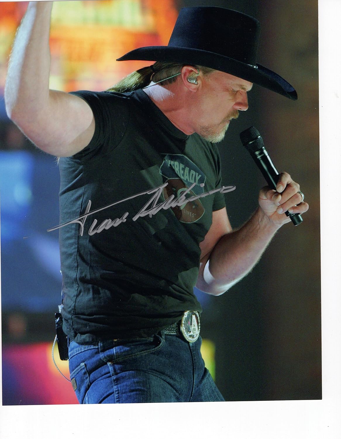 TRACE ADKINS AUTOGRAPHED 8x10 COLOR PHOTO+COA COUNTRY SINGER at Amazon ...