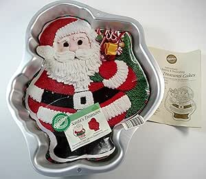 Amazon.com: Wilton Santa's Treasures Cake Pan: Novelty Cake Pans ...