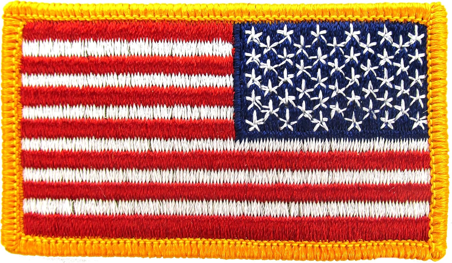 Amazon.com: Full Color Reverse American Flag Patch - Military Standard ...