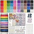 Amazon.com: Ireneshila Friendship Bracelet Kit - 3 Boxes, 21100 Pecs 40 ...