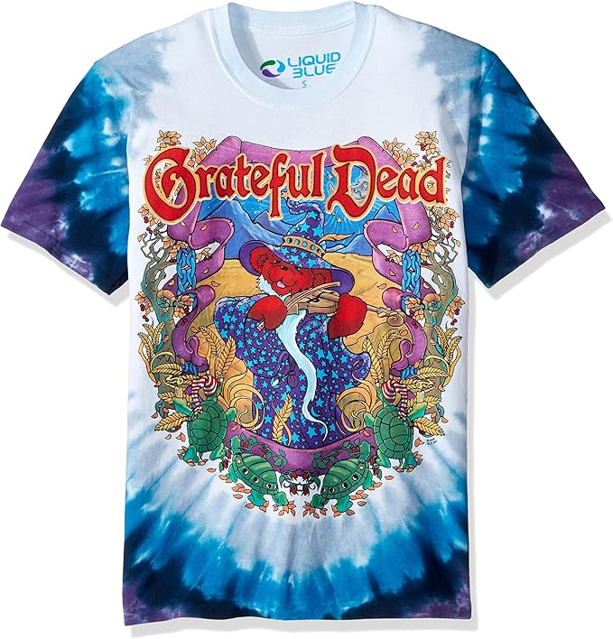 Amazon.com: Liquid Blue Men's Grateful Dead-Terrapin Moon T-Shirt: Clothing