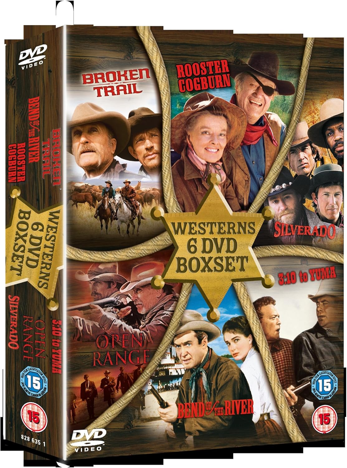 6 Film Westerns Box Set: 3:10 To Yuma/ Bend Of The River/ Broken Trail ...