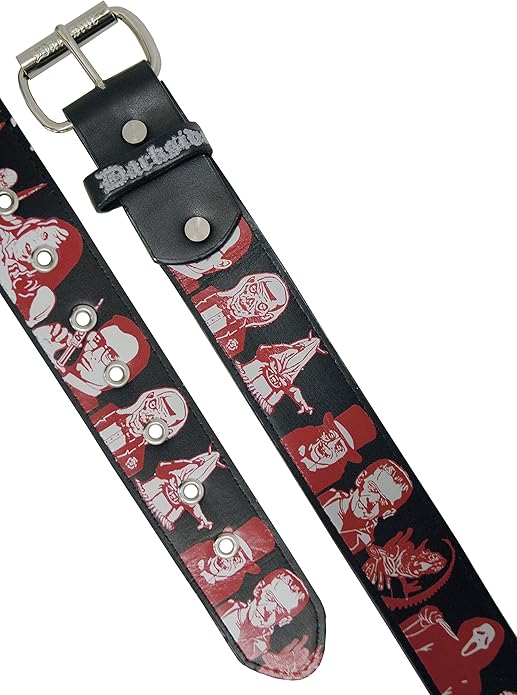HORROR MOVIE MONSTER MASH UP BELT GENUINE DARKSIDE BELT WITH REMOVABLE ...