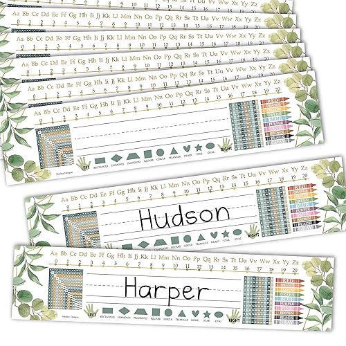 Desk Name Tags for Classroom -25 Student Name Plates for Classroom ...