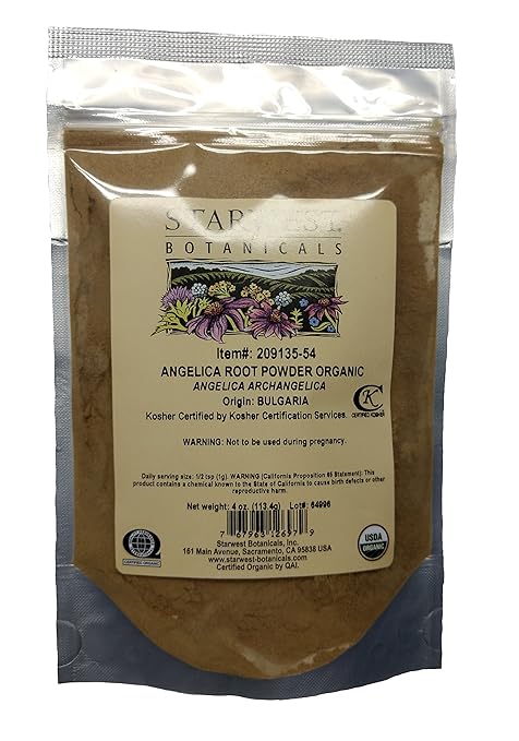 Organic Angelica Root Powder - The Herb Forest
