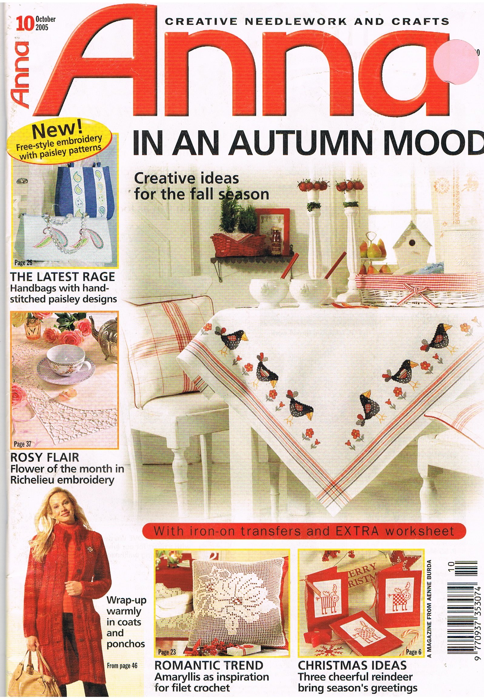 Anna burda magazine creative needlework crafts - vametmeta