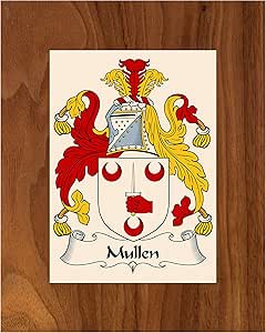 Amazon.com - Carpe Diem Designs Mullen Coat of Arms/Mullen Family Crest ...