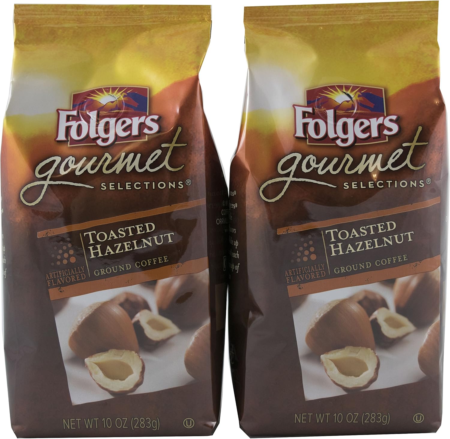 Folgers, Gourmet Selections, Toasted Hazelnut, Ground Coffee, 10oz Bag ...