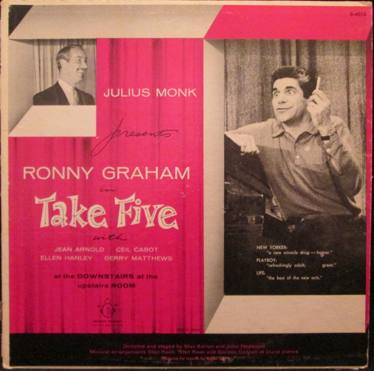 RONNY GRAHAM, JEAN ARNOLD, CEIL CABOT, ELLEN HANLEY - TAKE FIVE ...