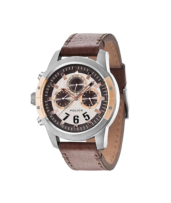 Police Kicker Men's Quartz Watch with Rose Gold Dial Chronograph ...