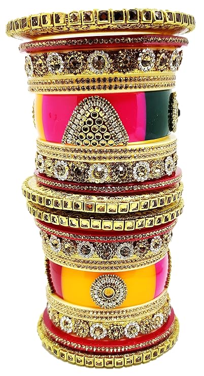 Buy Choodi kangan Rajasthani fool multi chuda (2.4, Bangdi C fool chuda ...