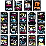 Amazon.com: 24 Pack Motivational Posters for Middle and High School ...