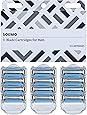 Amazon.com: Amazon Brand - Solimo 3-Blade Razor Refills for Men with ...
