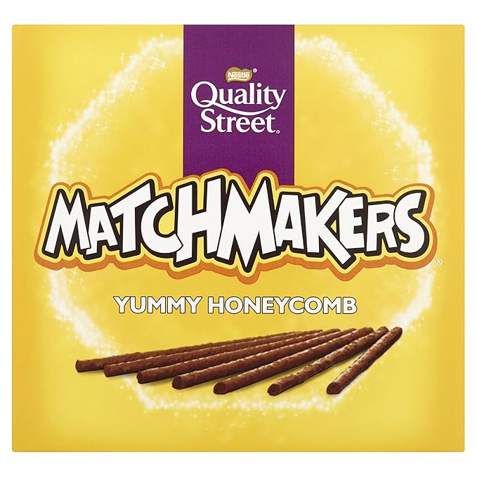 Quality Street Yummy Honeycomb Matchmakers Chocolate Sticks, 130 g ...