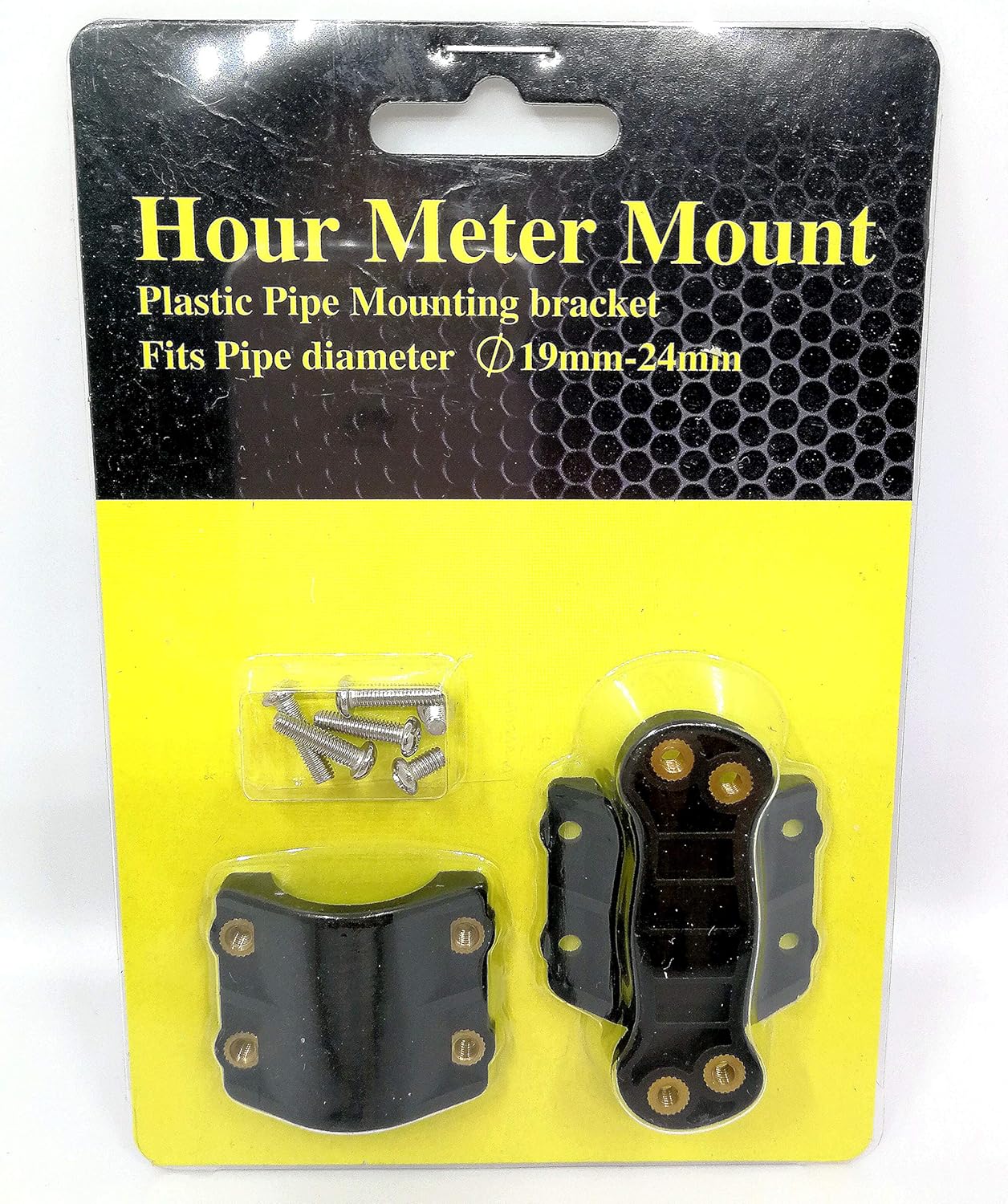 Jayron HMB006 Plastic Pipe Bracket Hour Meter Mount – BigaMart