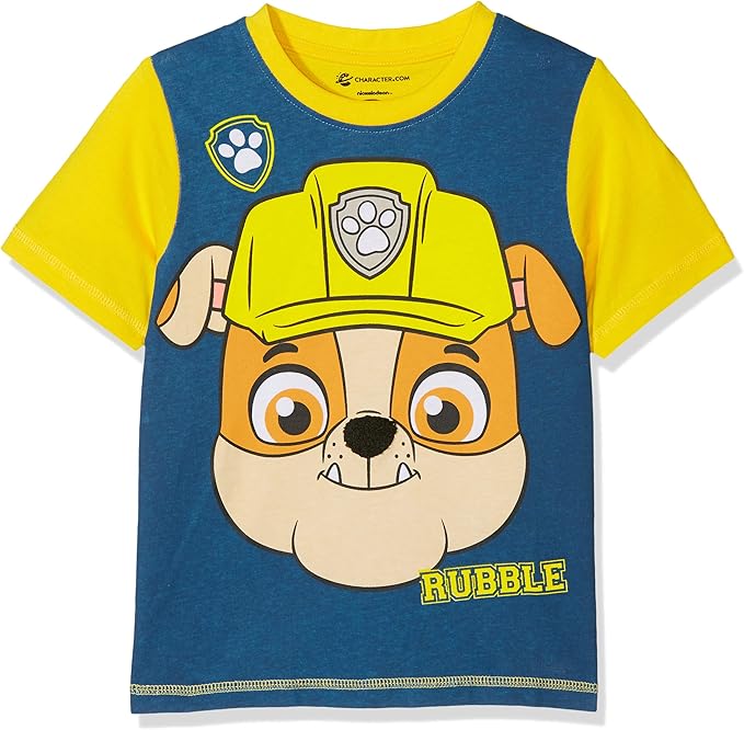 Paw Patrol Boys Paw Patrol Rubble T-Shirt Size 8: Amazon.ca: Clothing ...
