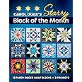 Carol Doak's Starry Block of the Month: 12 Paper-Pieced Quilt Blocks, 3 ...