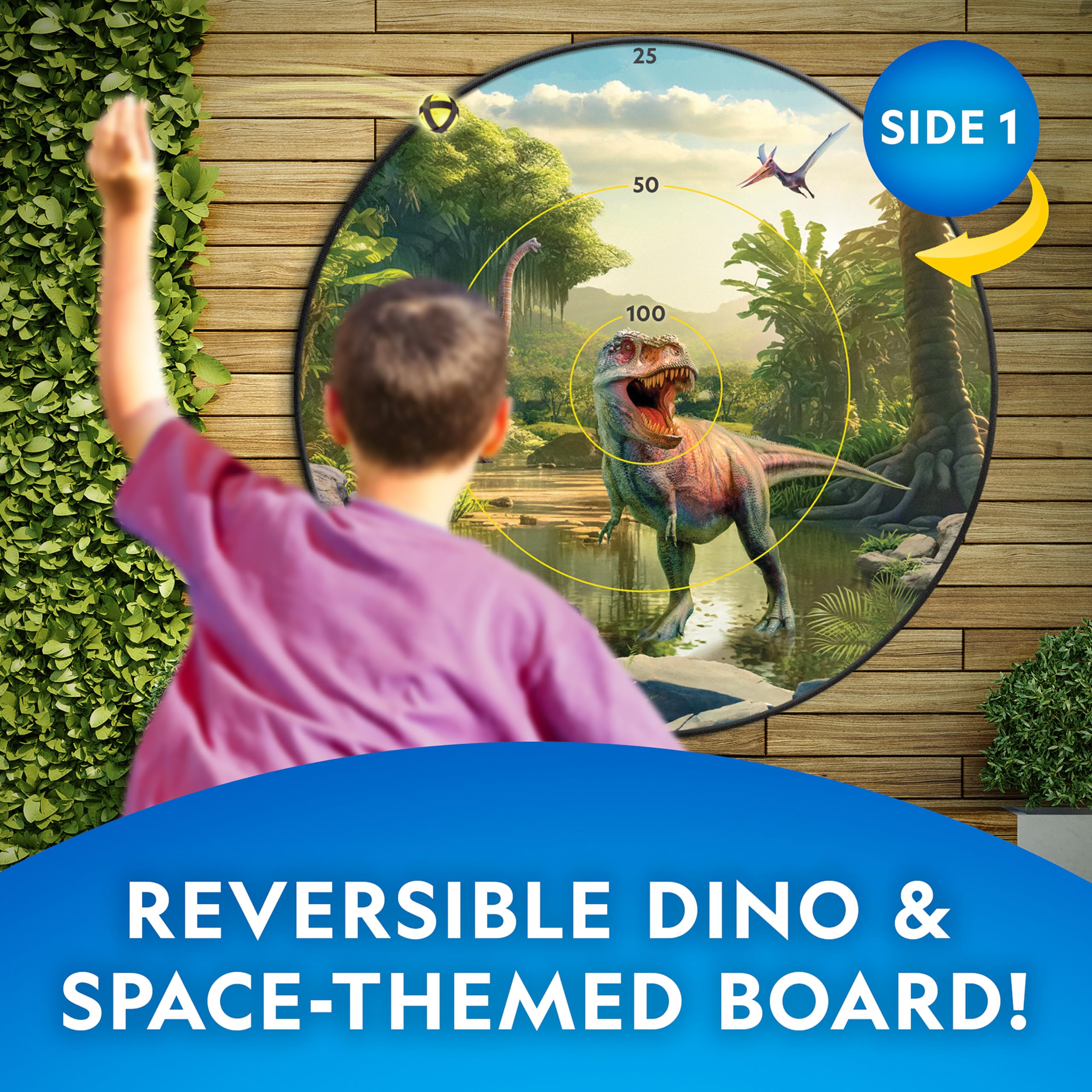 Mua NATIONAL GEOGRAPHIC Kids Glow in The Dark Dart Board for Kids ...