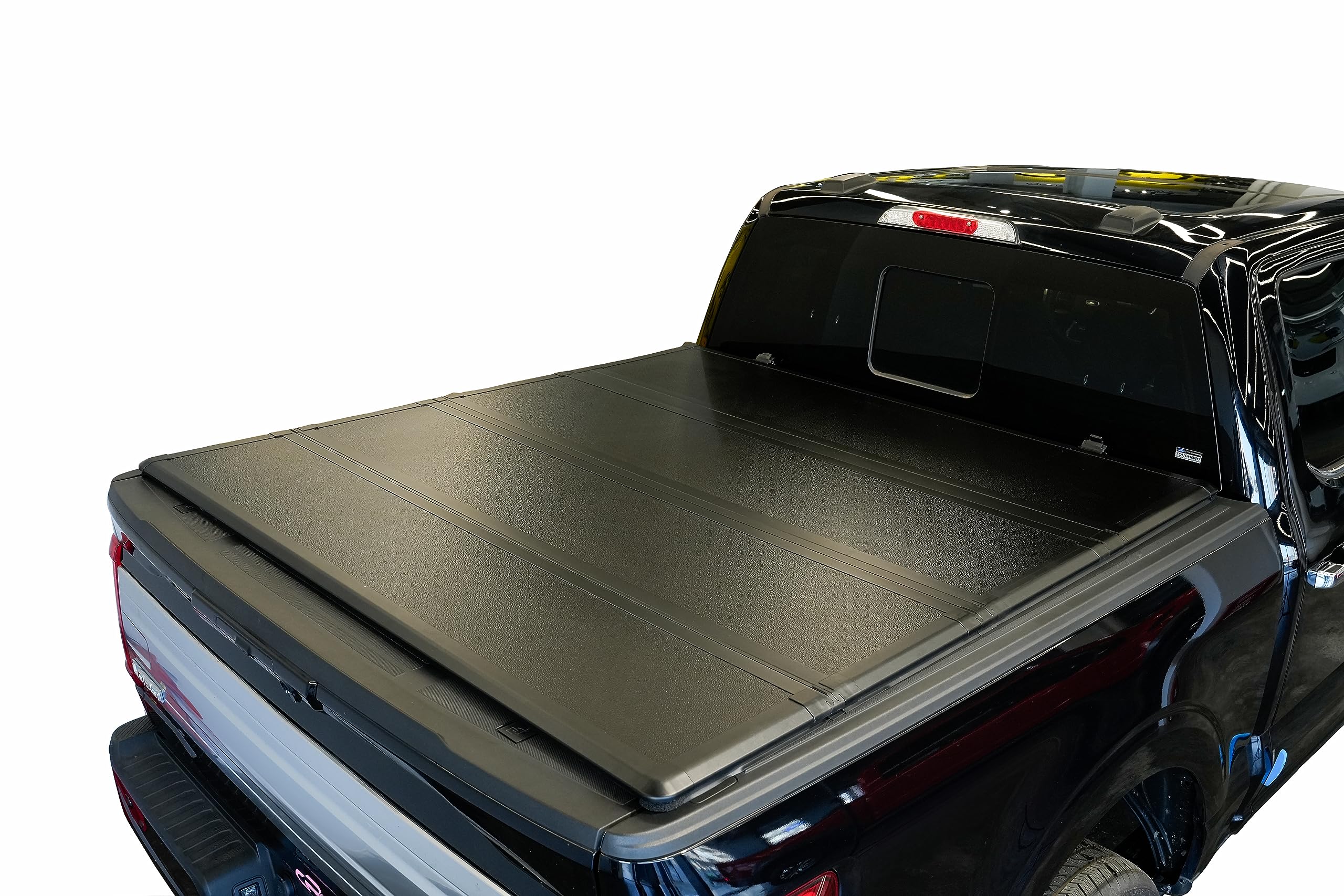Lotyjonkk Hard Quad-Fold Truck Bed Tonneau Cover Compatible with 2016 ...