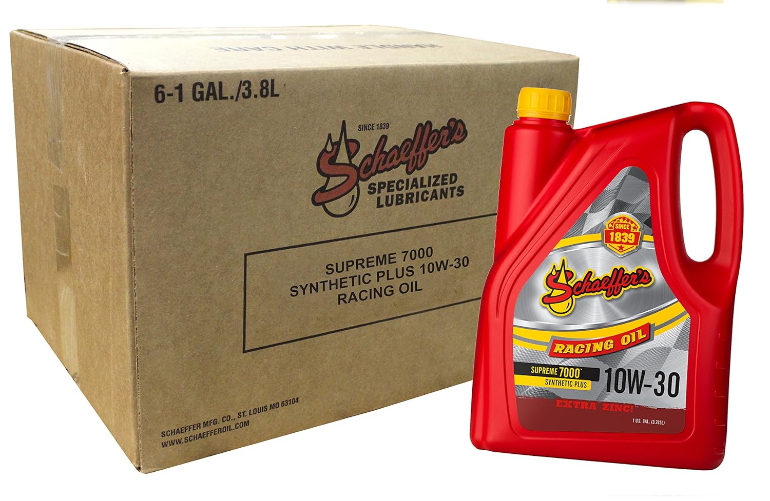 Schaeffer Manufacturing 0709-006 Supreme 7000 Synthetic Plus Racing Oil ...